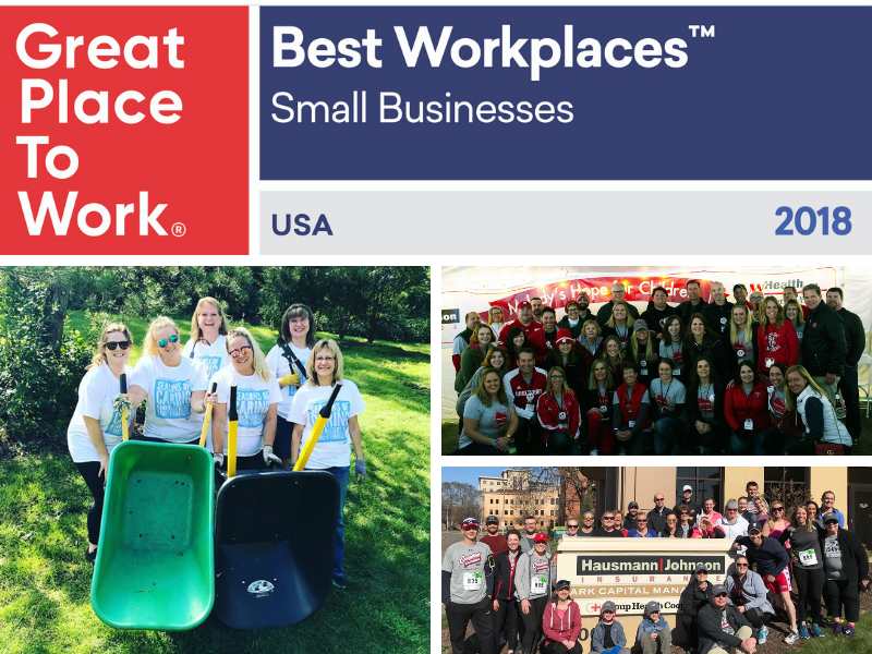 Hausmann-Johnson Insurance Named a 2018 Best Small Workplace by Great ...